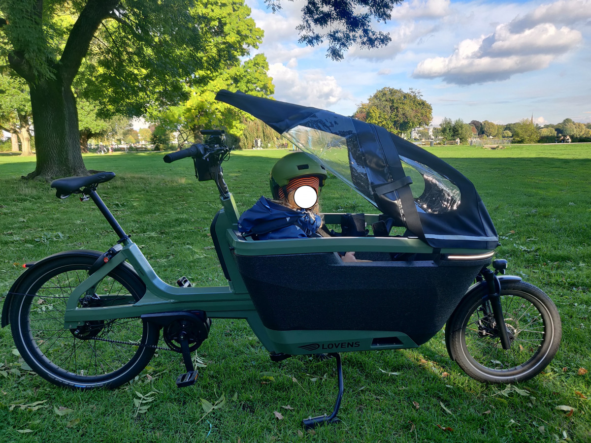 Lovens Explorer 65 Cargobike/ Lastenrad in grün-schwarz auf bikeboerse.com