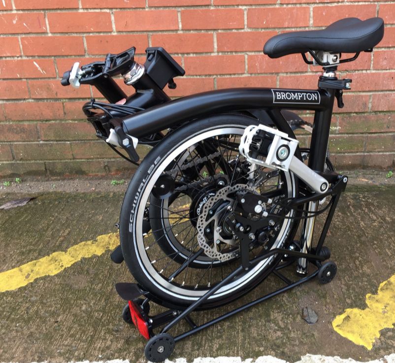 Brompton Rohloff Faltrad mit Scheibenbremsen auf bikeboerse.com